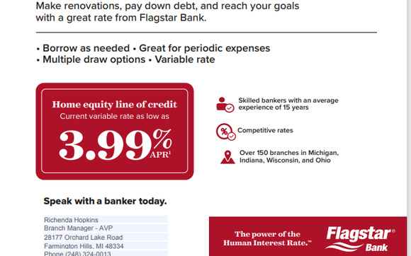 Home Equity Line Of Credit Options from Flagstar Bank! by Amanda ...