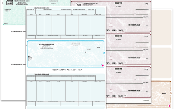 Business Security Checks, Security Envelopes, Deposit Slips, Menu's ...