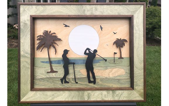 Custom Fine 3D Wood Shadow Boxes, Mirrors and Related Artwork by Juried ...