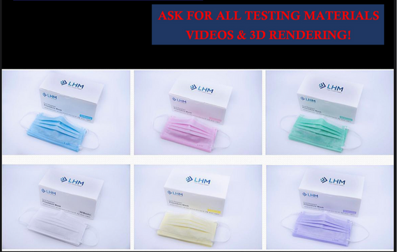 ASTM Lèvel 3 Surgical Masks FDA CLEARED 6 colors large quantities by ...