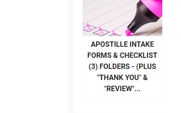 Notary & Apostille Intake Forms by Annie Notary Appointments in ...