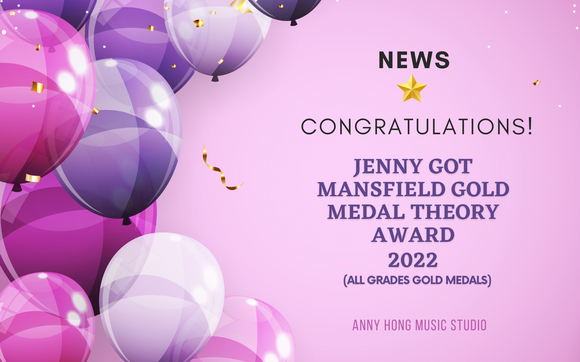 Congratulations! Jenny Got Mansfield Gold Medal Theory Award 2022 🎉🎉🎉🏆🏆 ...
