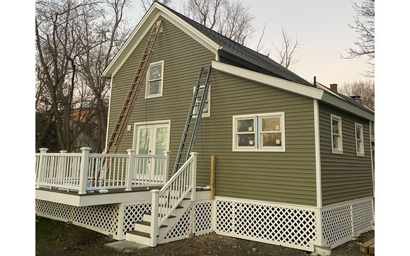 New Timberline roof, Certainteed siding and timer tech deck and ...