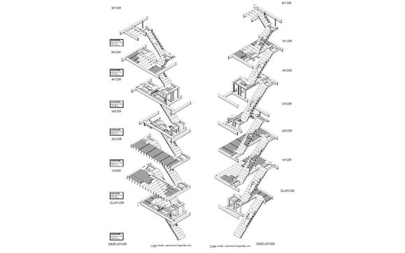 Stairs and Railings Shop Drawings by CDS - CAD Designing Syndicate, LLC ...