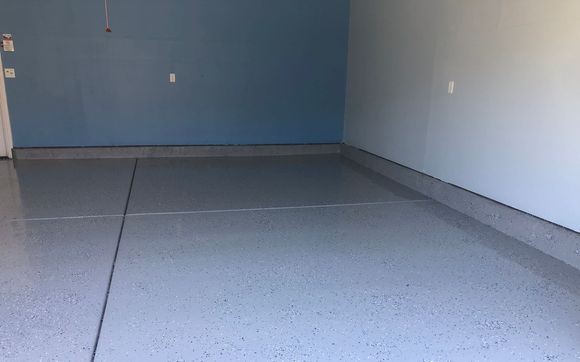 Epoxy flooring by Ironmen painting and restoration in Tracy, CA - Alignable
