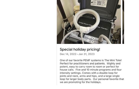 THE MINI TOTE…PEMF ON THE GO by PEMF Therapy Solutions in Los Angeles ...