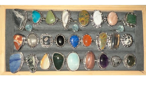 Beautiful gemstone rings in all sizes and types of stones! by The ...