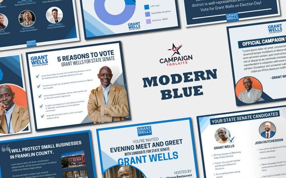 Modern Blue Campaign Toolkit by Campaign Toolkits in Columbus, OH ...