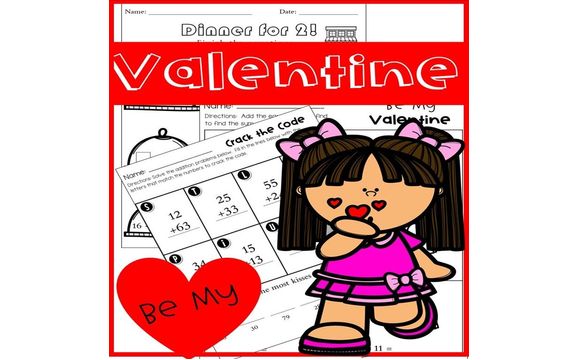 Valentine's Day Math by It Takes A Village Learning Center in Maryville ...