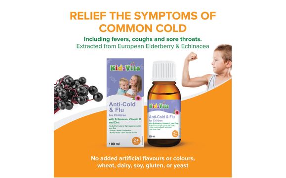 Anti-Cold & Flu for Children (with Echinacea, Vitamin C, and Zinc ...