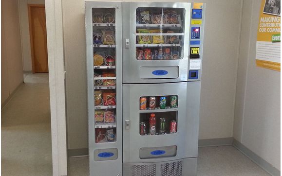 Vending service. Drinks , snacks , small entrées, candy bars. On Combo ...
