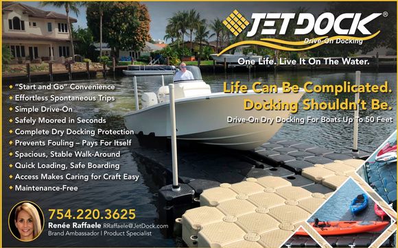 Floating, Drive-on Dock by Jet Dock Drive-On Dry Docking Systems in ...