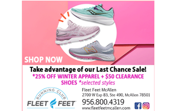 Fleet Feet McAllen-Sale Going on Now! by The Monitor/RGV Media Network ...