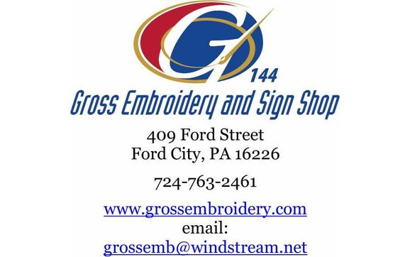 Embroidery, Laser Engraving & Sign Shop by Gross Embroidery & Sign SHop ...