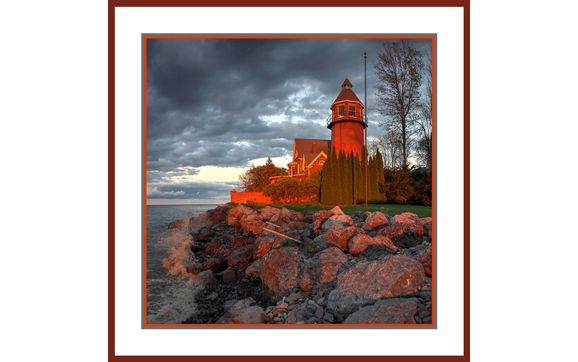 Braddock Point Lighthouse at sunset by RAndrews Photos in Rochester, NY ...