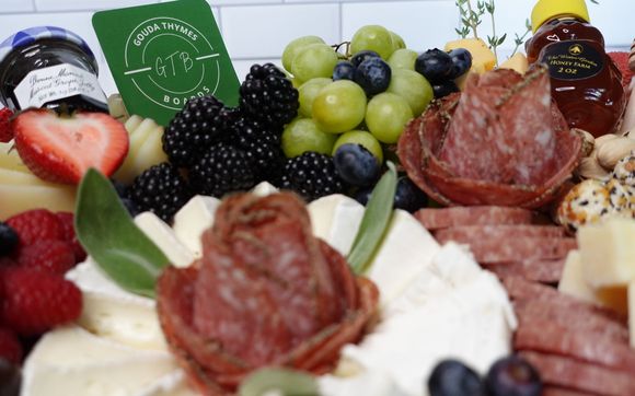 Cheese and Cured Meats Charcuterie Boards by Gouda Thyme Boards in ...