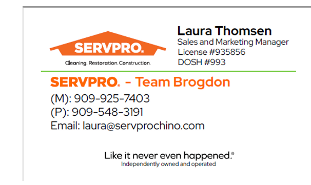 Servpro Team Brogdon 24/7 Residential/Commercial Emergency Services by ...