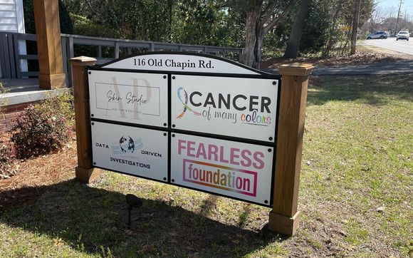 Outside stud mounted sign. by Link Signs and Graphics in Columbia, SC ...