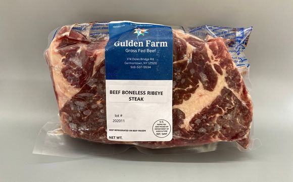 Grass Fed, Grass Finished Beef (Pictured: Ribeye) by Gulden Farm in ...