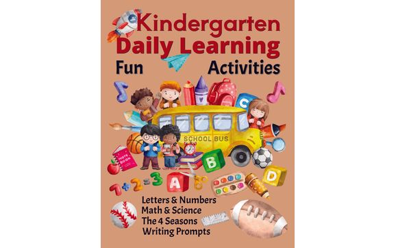 Kindergarten Activity Book - Daily Learning Fun Activities by HomeSmart ...