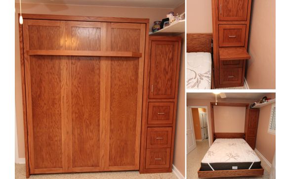 Shaker Murphy Wall Bed Transforms your Space into a Guest Room by ...
