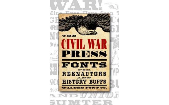 The Civil War Press Design Kit by Walden Font Co. in Winchester, MA ...