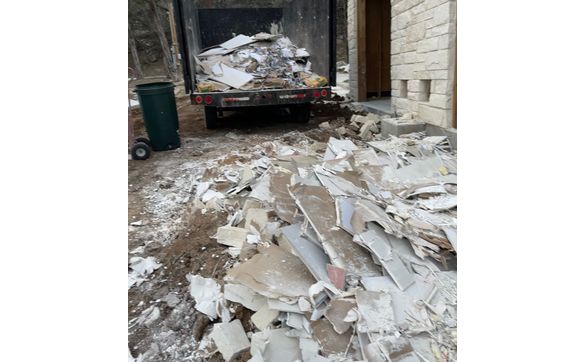 Construction Waste Removal by Texas Clutter Services in Kyle, TX ...