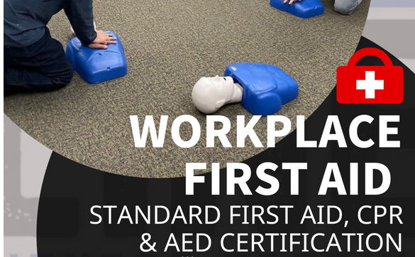 Corporate First Aid and CPR with AED training by Blue Line Fitness ...