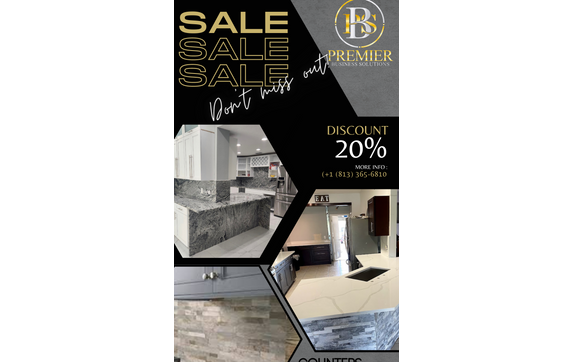 Cabinets, Counters, Veneer stone, Flooring by Premier Stoneworks ...