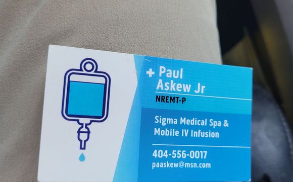 Mobile Iv infusion service by Sigma medical spa &Mobile IV Infusion in ...