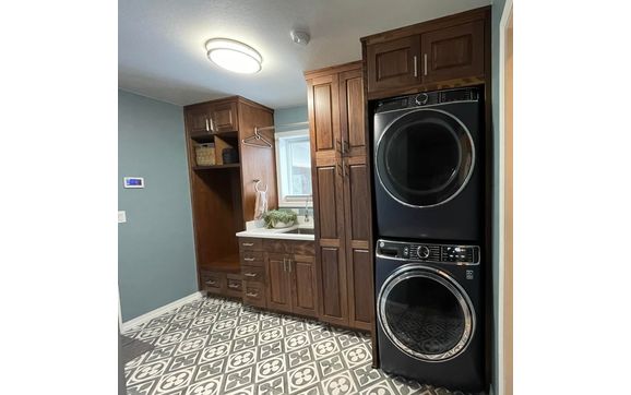 Walnut laundry room by Trickett Woodworks LLC in Yakima, WA - Alignable