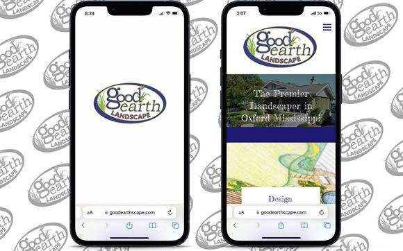 Mobile Website Design - Good Earth Landscape by OnBrand in Oxford, MS ...