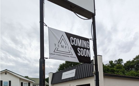 Temporary Sign / Banner by Link Signs and Graphics in Columbia, SC ...