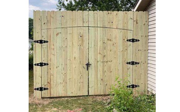 Double Druve 8ft Tall Gate by TLC FENCE in Fort Wayne, IN - Alignable