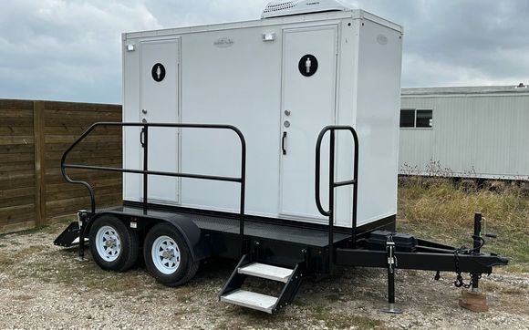 2 stall selfie luxury restroom trailer by DFW Toilets in Dallas, TX - Alignable