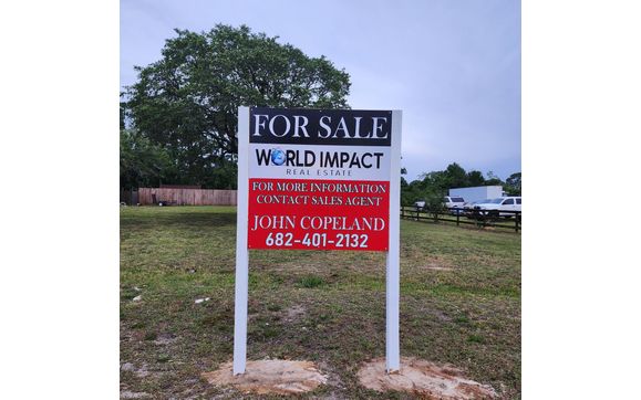 Real Estate Signs by FISHCO Graphics and Signs in Panama City Beach, FL ...