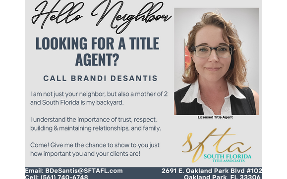Title Insurance by Brandi DeSantis - Licensed Title Agent in Fort ...