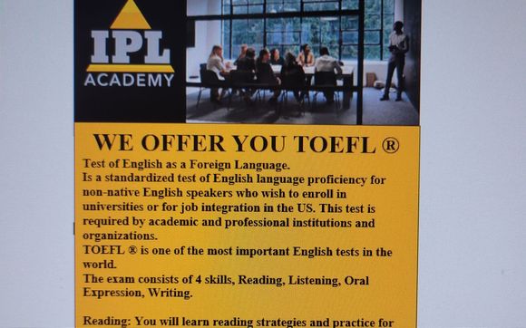 ESL, TOEFL by IPL Academy in Northwest Dallas Dallas, TX - Alignable