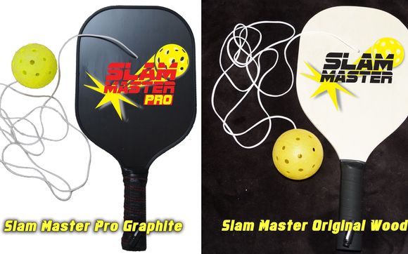 Slam Master Pro Pickleball Practice, Training, Drill Paddle by Slam ... Slam Master Pro Pickleball Practice, Training, Drill Paddle by Slam ...