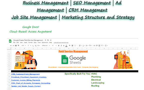 Field Service Management Templates by The Data Techs in Tallahassee, FL ...