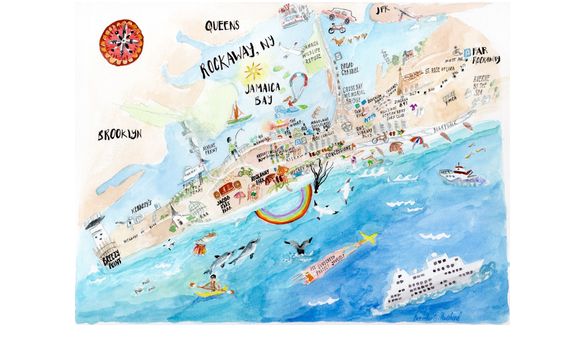 Rockaway Map by MercedesGalleseArt in New York, NY - Alignable