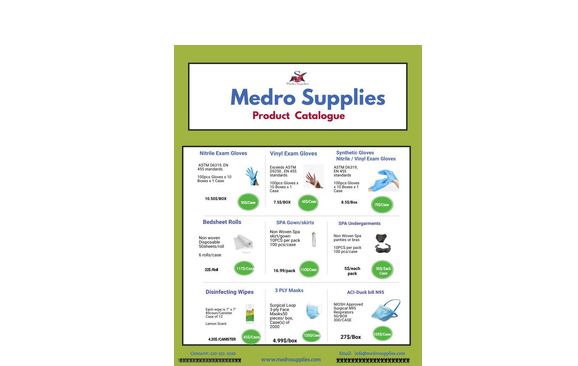 Product catalogue by Medro Supplies LLC in San Antonio, TX - Alignable