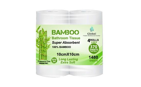100% BAMBOO - Eco-friendly Toilet Tissue! by Global Foods Distribution ...
