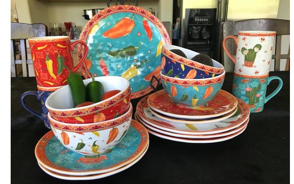 Mexican Fiesta Dinnerware Collection by Your Western Decor in Pilot ...