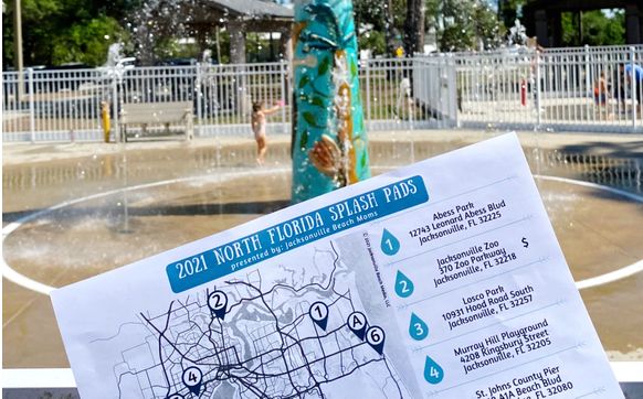 Splash Pad Map for North Florida by Jacksonville Beach Moms in ...