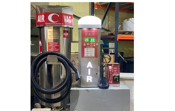 Coin / Credit Card Operated Air / Vacuum Machines For Gas Stations by ...