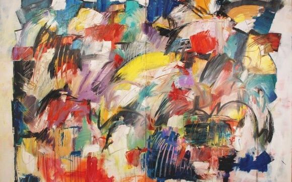 1'' CROWDED ROOM'' oil on canvas diptyck 60''x80'' by Pierre Huot 2 by ...