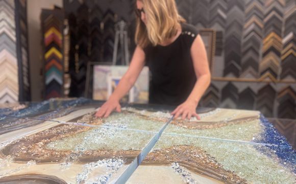 Custom artwork for design by Elizabeth Hunter Studios in Cocoa, FL ...