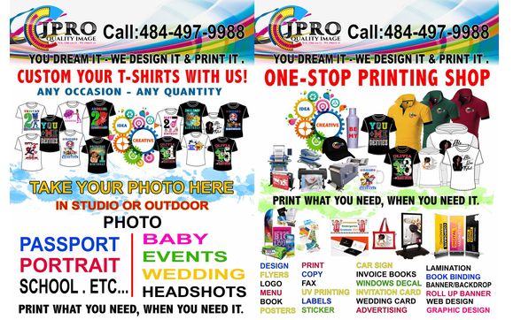 One-Stop Printing Shop - Print on demand, Custom Products, by JPRO ...