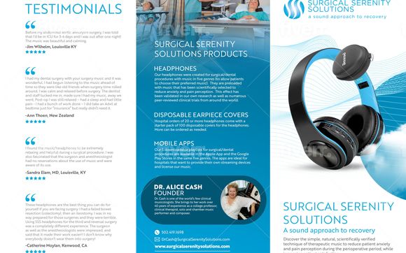 Preloaded headphones for surgery, patented process by Surgical Serenity ...